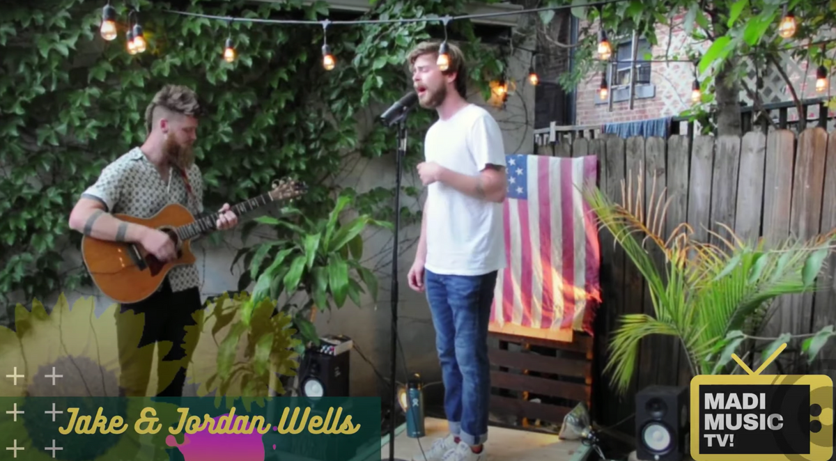 Jake Wells from NBC.com's The Voice performs live at MADI Apparel – Slow Motion Goods