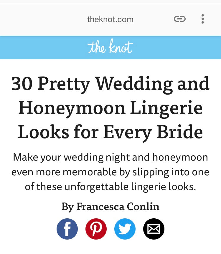 MADI Apparel featured on theknot.com! – Slow Motion Goods